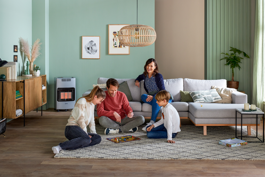 Gas heater hybrid GH 959 RF without regulator grey